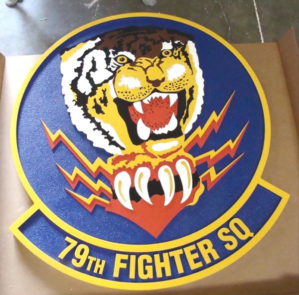 Military Carved Wood Plaques for Units & Individuals