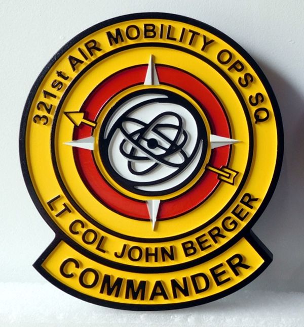 3D Painted, Wood, Bronze, Brass, Silver Air Force Plaques