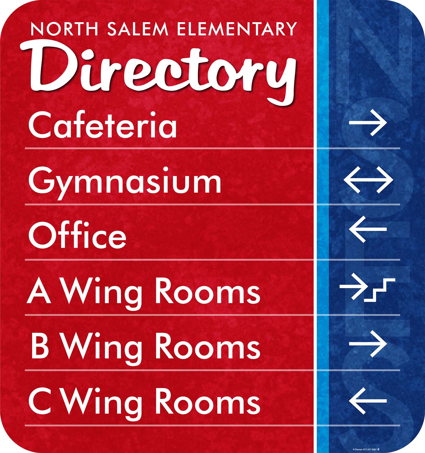 School Directory Boards | Custom Signs | Descon Sign Company