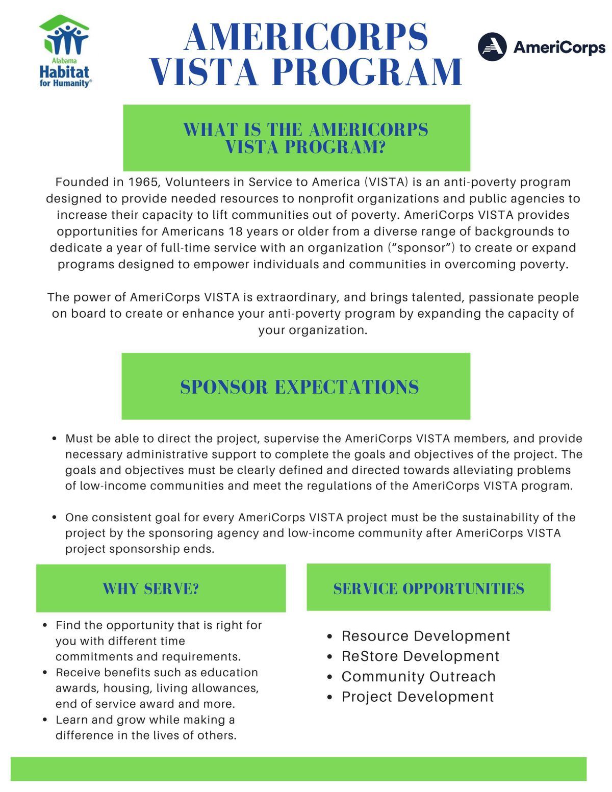 AmeriCorps : Resource Development : What We Do : Alabama Habitat for ...