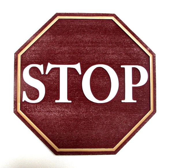 Custom Wood Street, Traffic and Parking Signs