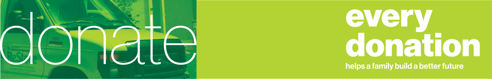 Donate items to ReStore