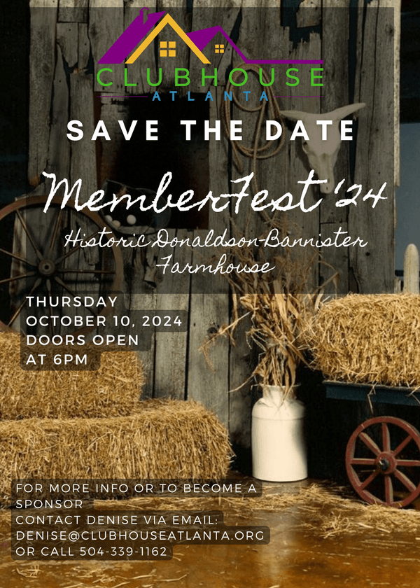 Event Calendar : News & Events : Clubhouse Atlanta, Inc