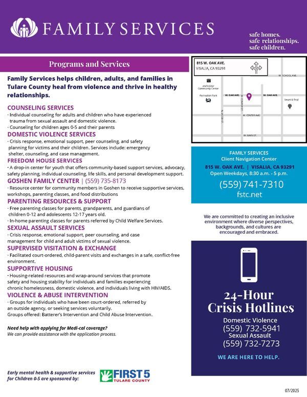Publications : Publications : News & Events : Family Services of Tulare ...