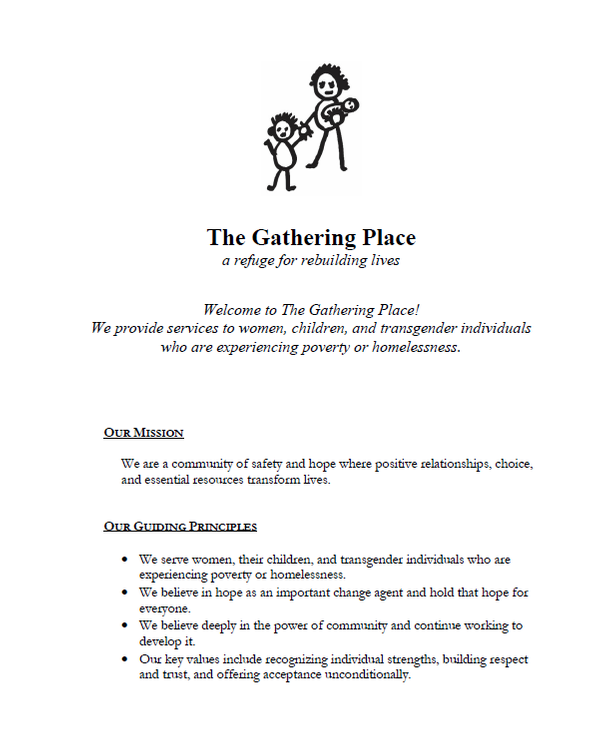 If You Need Help | The Gathering Place