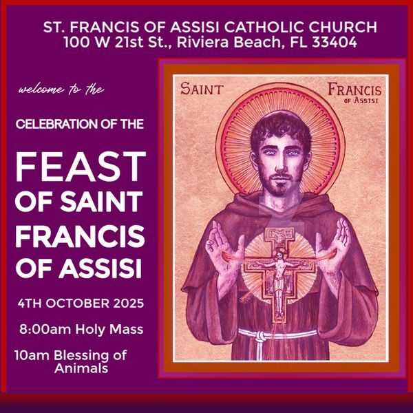 Feast day of St. Francis at St. Francis Assisi Parish : DPB Events Calendar