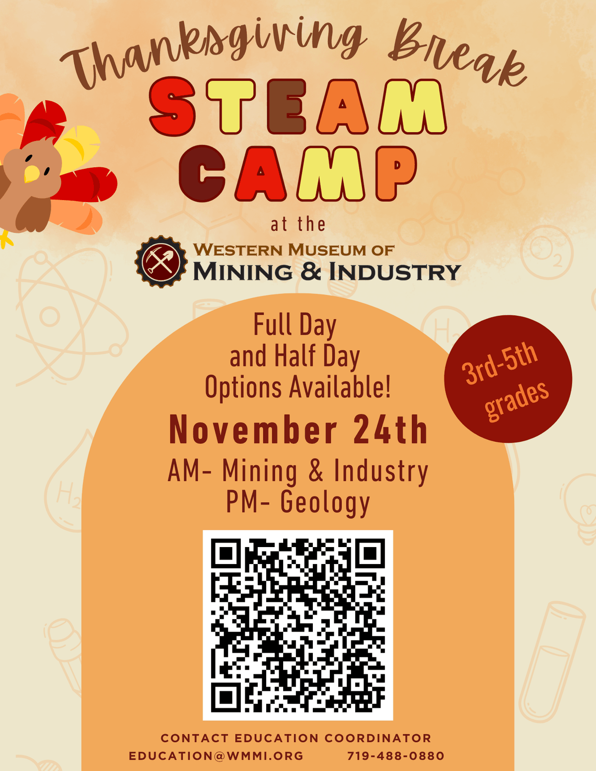 Thanksgiving Break STEaM Camp : WMMI events and activities