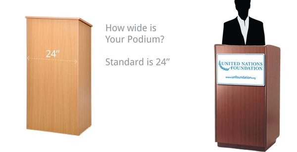 custom posters placards & podium signs DC gallery "meter board"