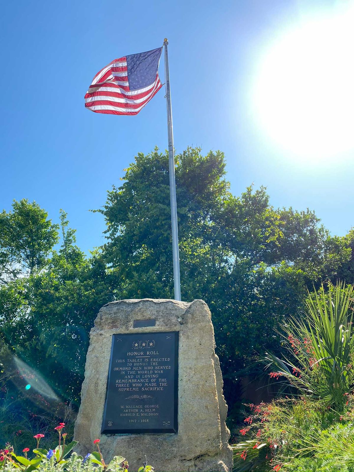 Ormond Beach WWI Honor Roll | OMAM