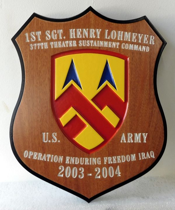 Hand-crafted, highest quality carved Mahogany wood wall plaques