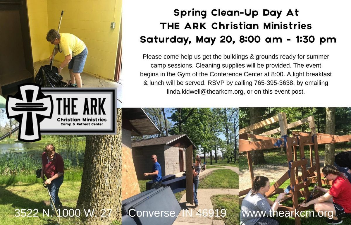 Camp Clean Up Day : Event Calendar : Get Involved : Home : THE ARK ...
