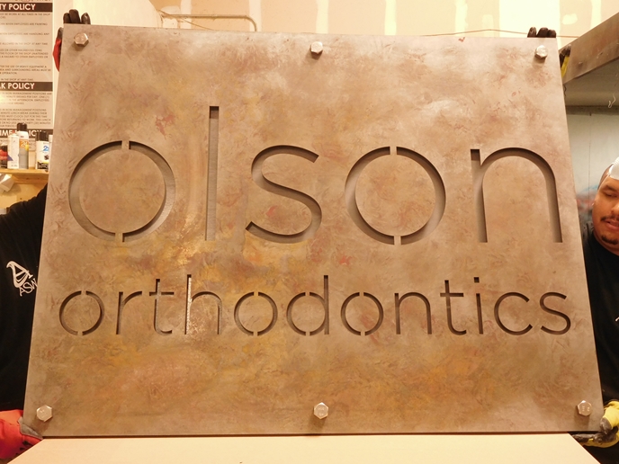 dentist and orthodontist signs and plaques