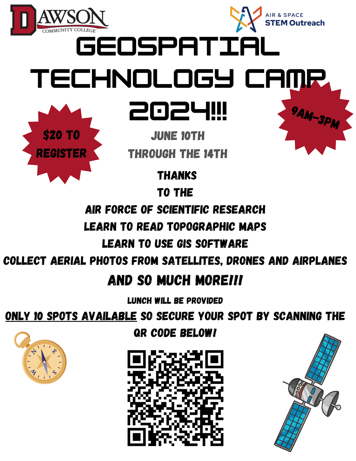 Geospatial Technology Camp : Event Calendar : News & Events : Dawson ...