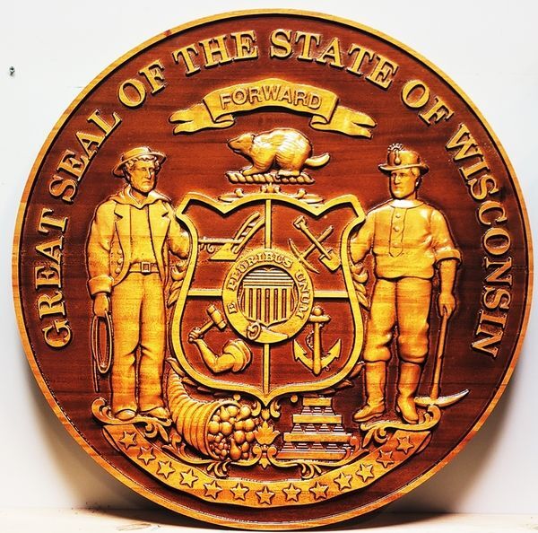 Hand-crafted, highest quality carved Mahogany wood wall plaques