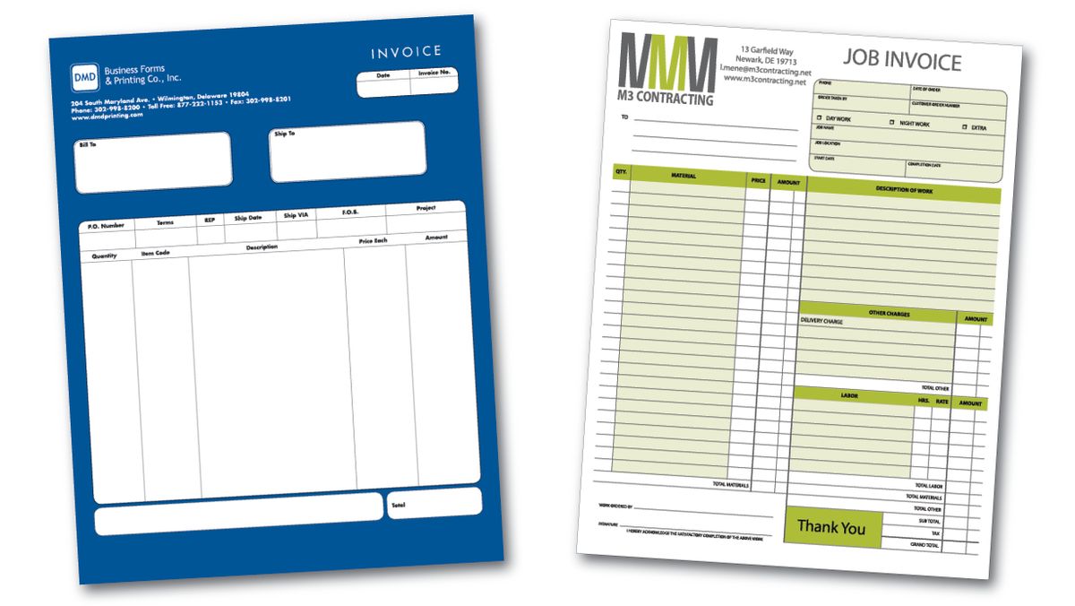Business Forms Printing & Design