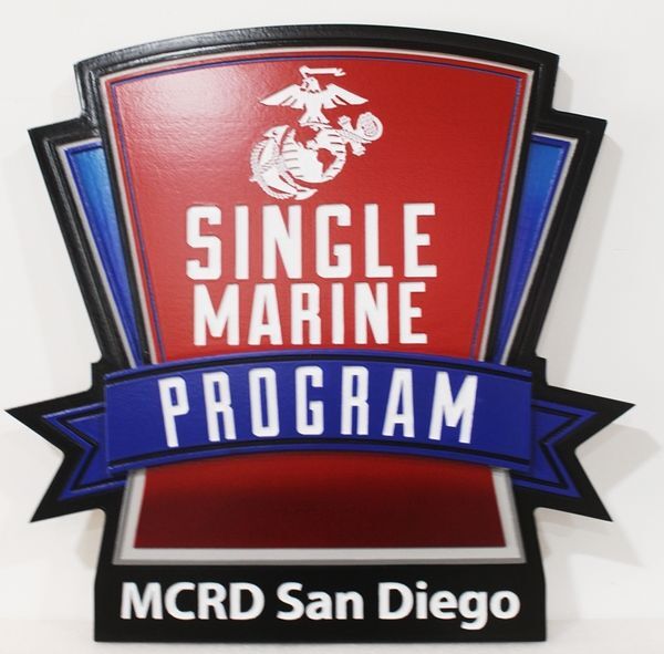 3D Painted, Wood, Bronze, Brass, Silver Marine Corps Plaques