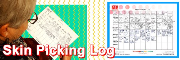 Skin Picking Log on Skin Picking/Dermatillomania Disoder