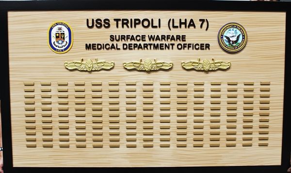 Chain-of-command and military leadership boards and plaques