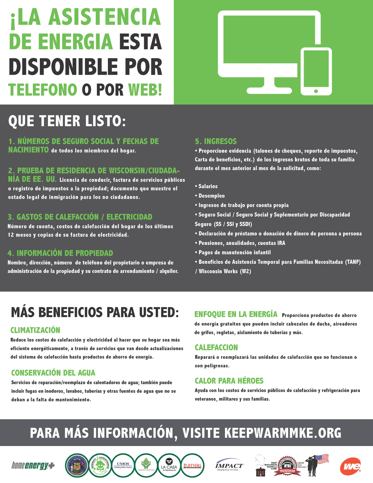 Energy Assistance | Milwaukee County LIHEAP | Community Advocates in ...