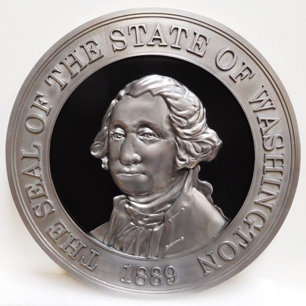 State seal and state government executive, legislative and judicial ...