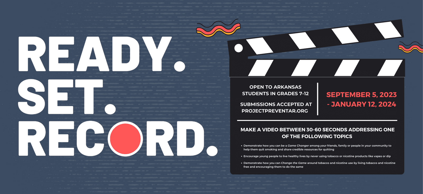 Ready. Set. Record. : What We Do : Project Prevent Arkansas