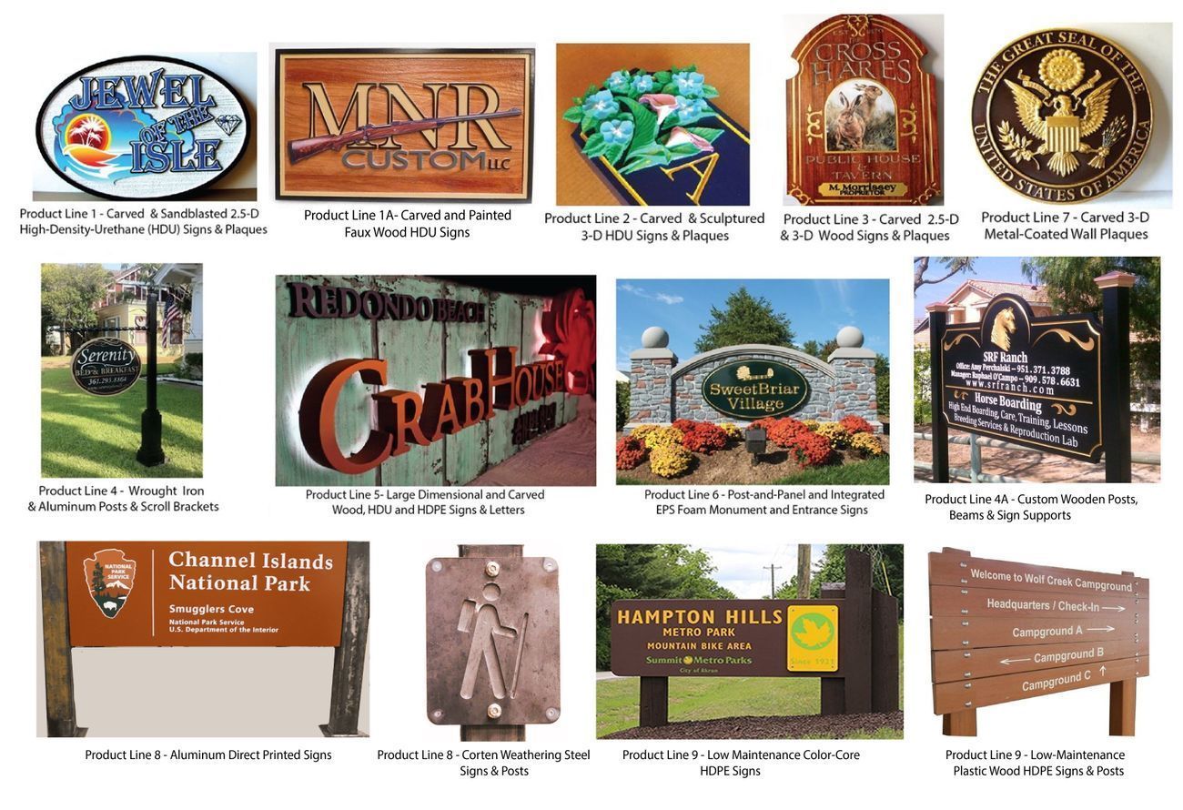 Wood Signs, Custom Wood Signs, Carved Wood Signs