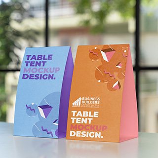Custom Printed Table Tents Full Color Table Tent Printing Full Service ...