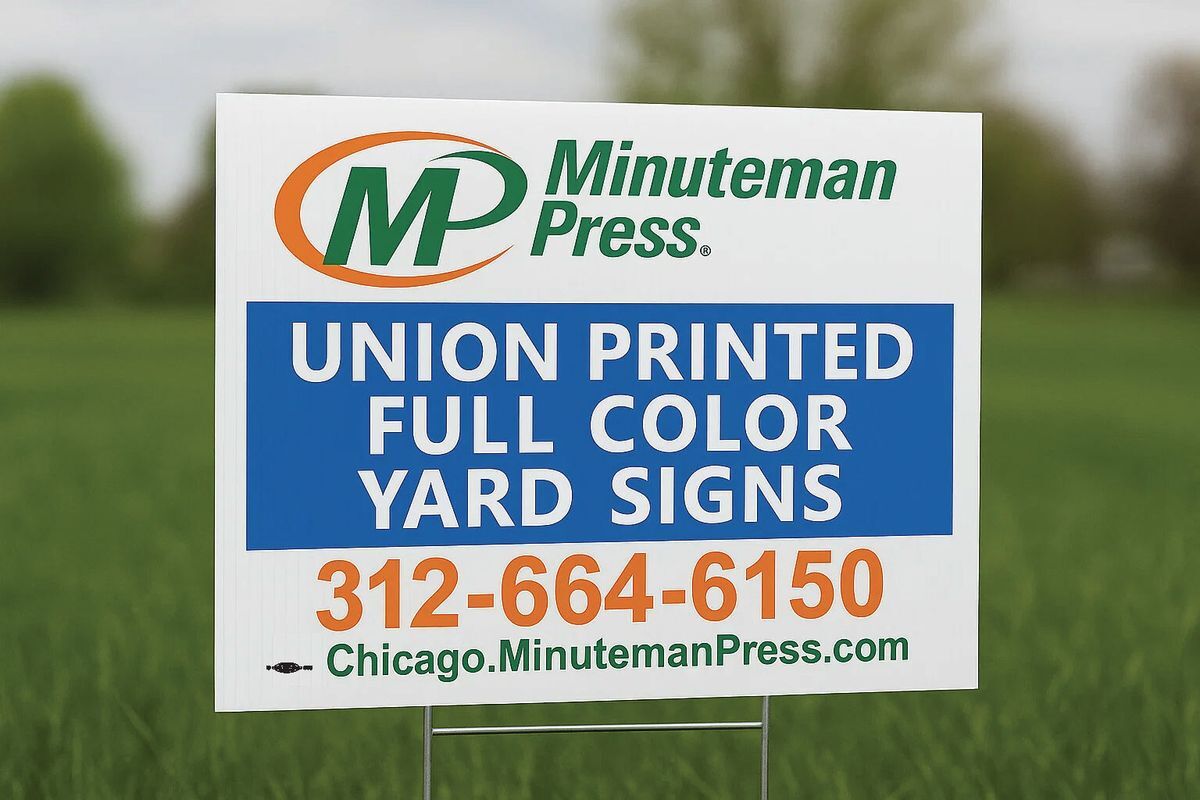 Full Color Digital Union Printed Political Yard Signs - Chicago ...