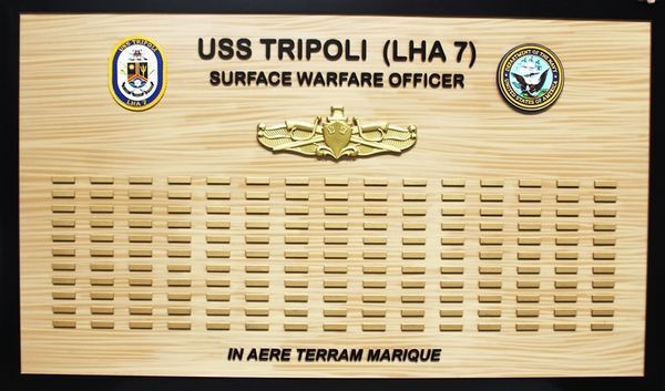 Chain-of-command and military leadership boards and plaques