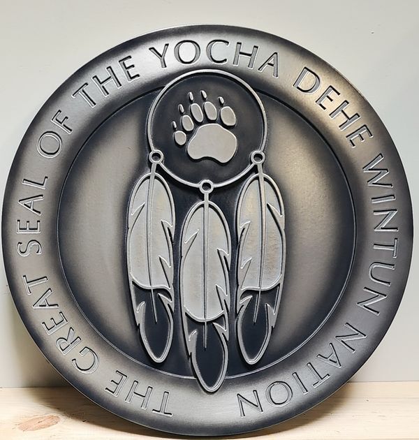 3-D Wood, Metal or Painted Plaques of Seals for Any Native American Group