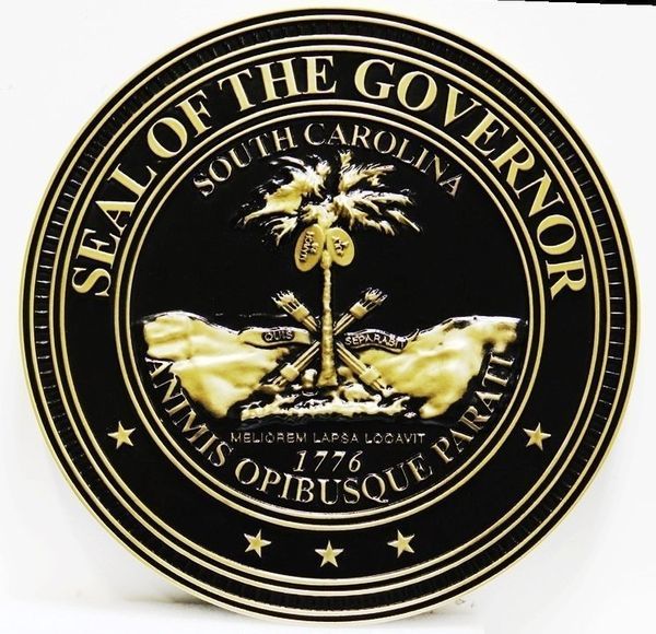 State seal and state government executive, legislative and judicial ...