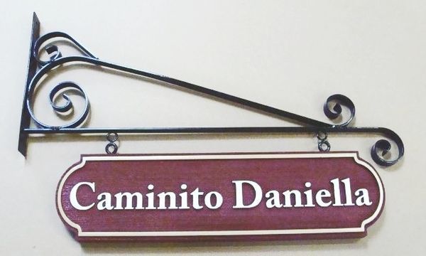 Custom Wood Street, Traffic and Parking Signs