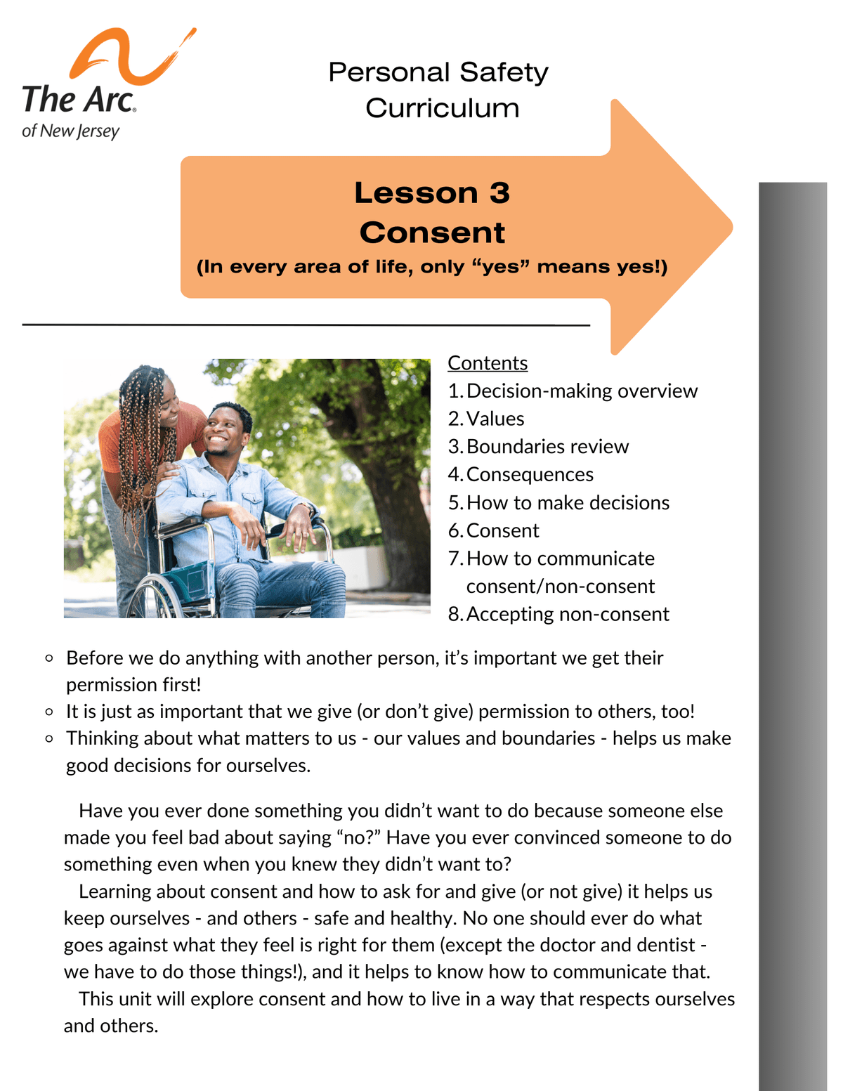 Personal Safety Curriculum : Sexual Violence in the IDD Community ...