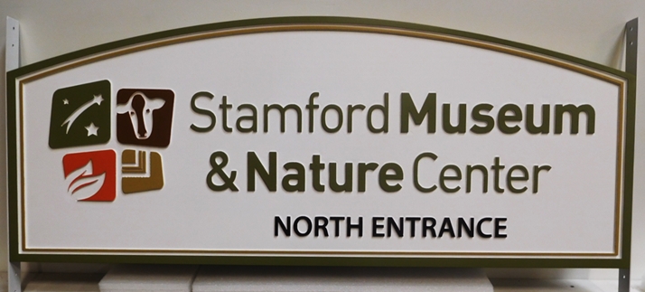 City and village welcome, entrance and wayfinding signs.