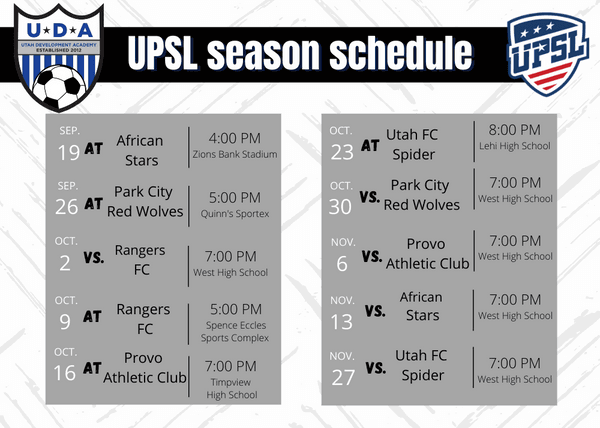 UPSL : PROGRAMS : Utah Development Academy