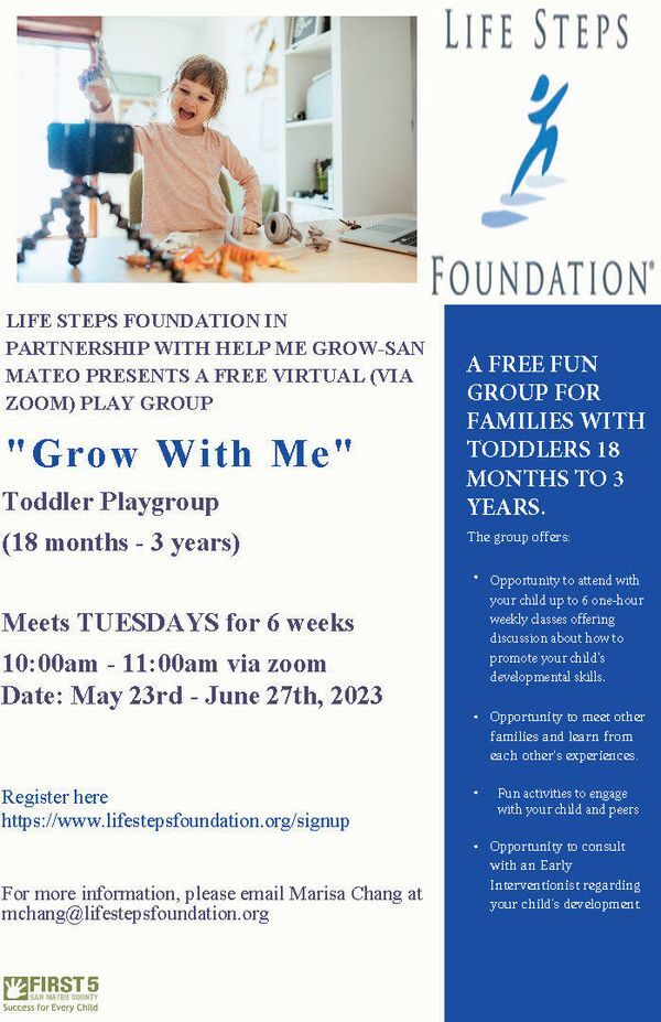 Life Steps Foundation Grow With Me Playgroup