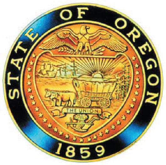 State seal and state government executive, legislative and judicial ...