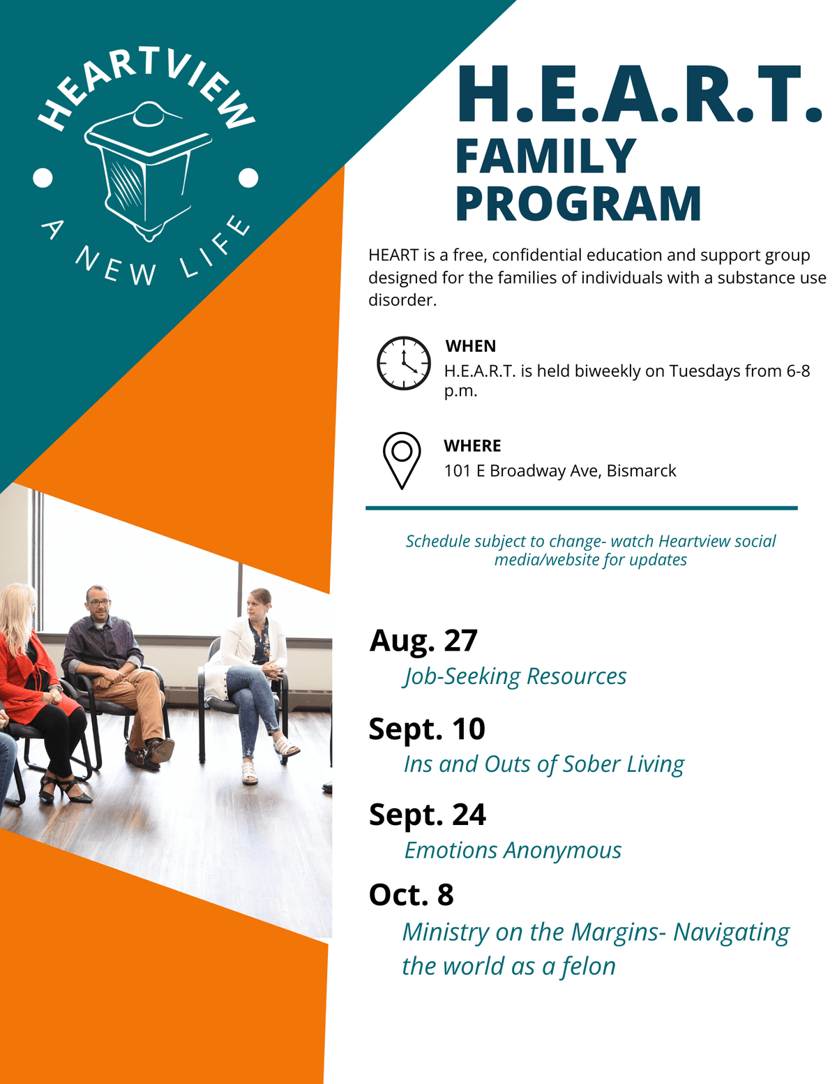 H.E.A.R.T. Family Program : Heartview Foundation Events